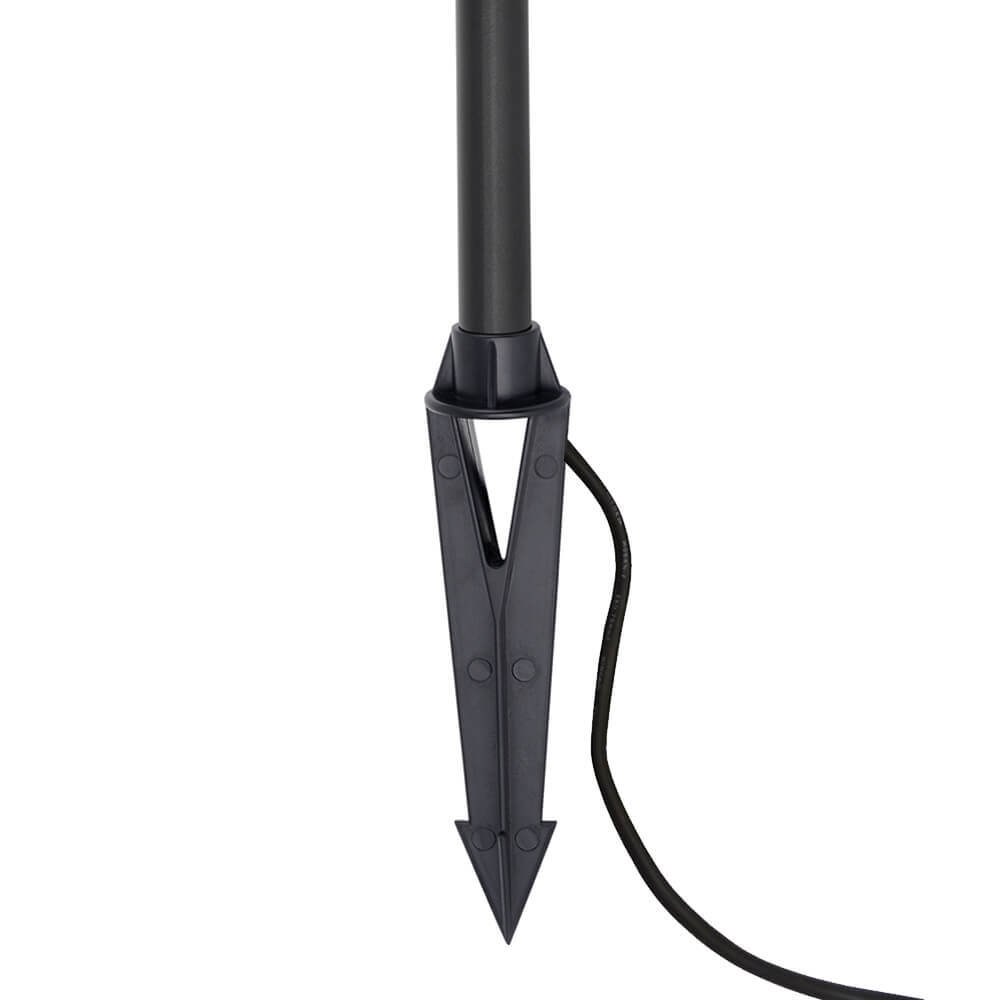 Coolie Garden Spike Light with Shade - 12V IP54 - Matte Black | eBay