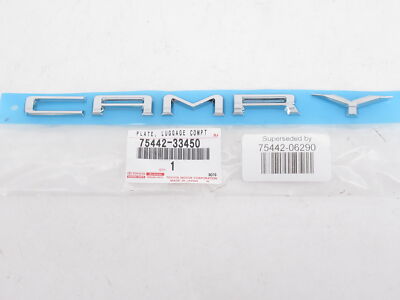 Genuine OEM Toyota 75442-06290 Rear Trunk Deck Lid Emblem Badge 2018 ...
