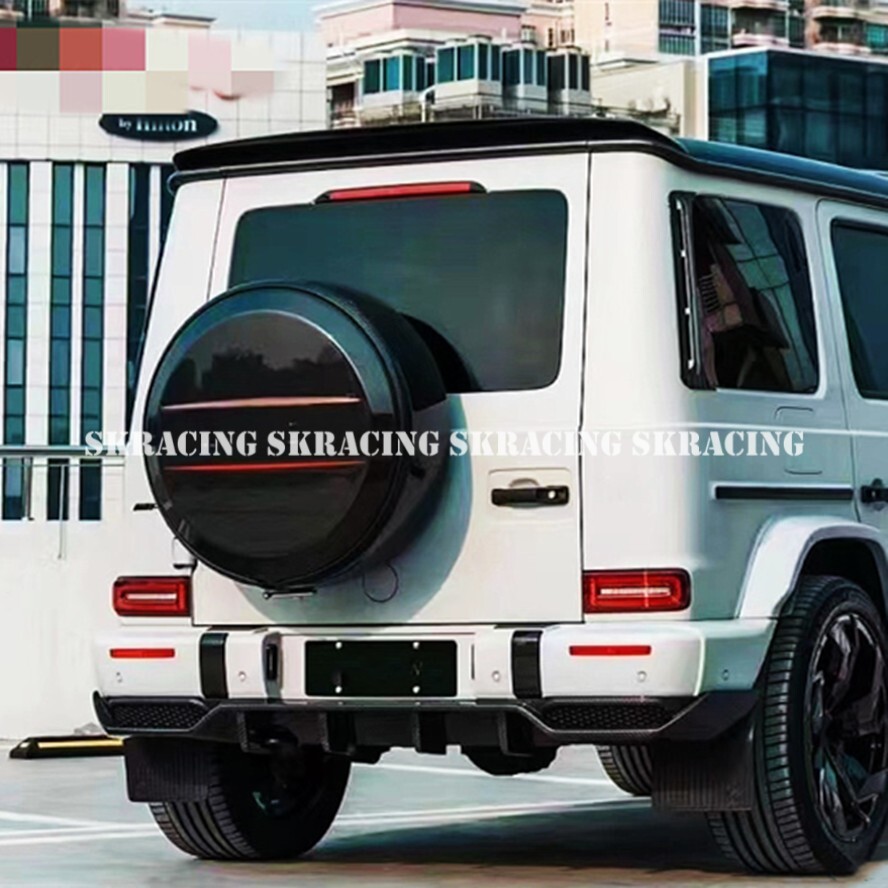 CARBON FIBER NEW STYLE ROOF REAR SPOILER FOR MERCEDES BENZ W463A W464 ...