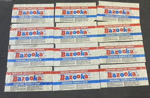 Vinatge O-Pee-Chee (12) Bazooka Gum Wrappers | eBay