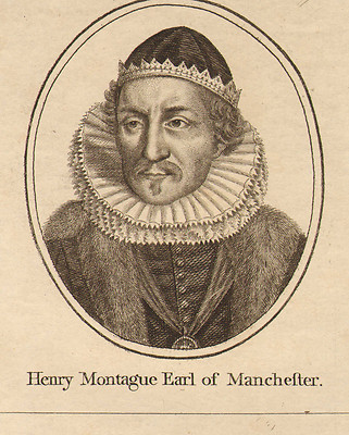 c1789 GEORGIAN PRINT ~ HENRY MONTAGUE EARL of MANCHESTER ~ FACSIMILE ...