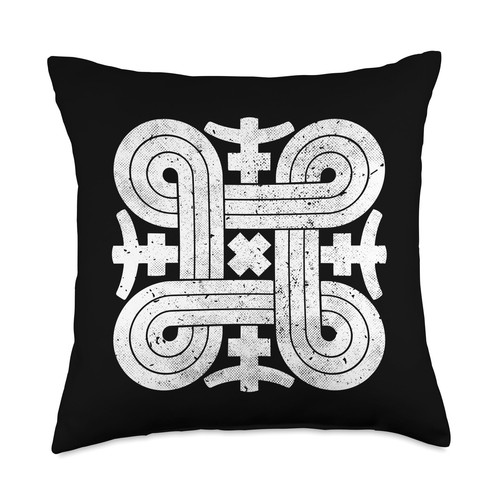 Hannunvaakuna Sisu Finnish Suomi Protection Rune Finland Throw Pillow ...