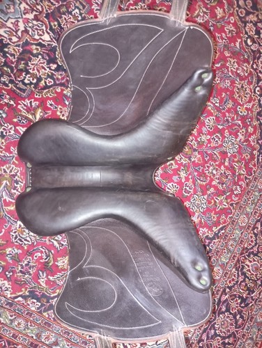 17.5" DEVOUCOUX LOREAK MONOFLAP dressage saddle #2 | eBay