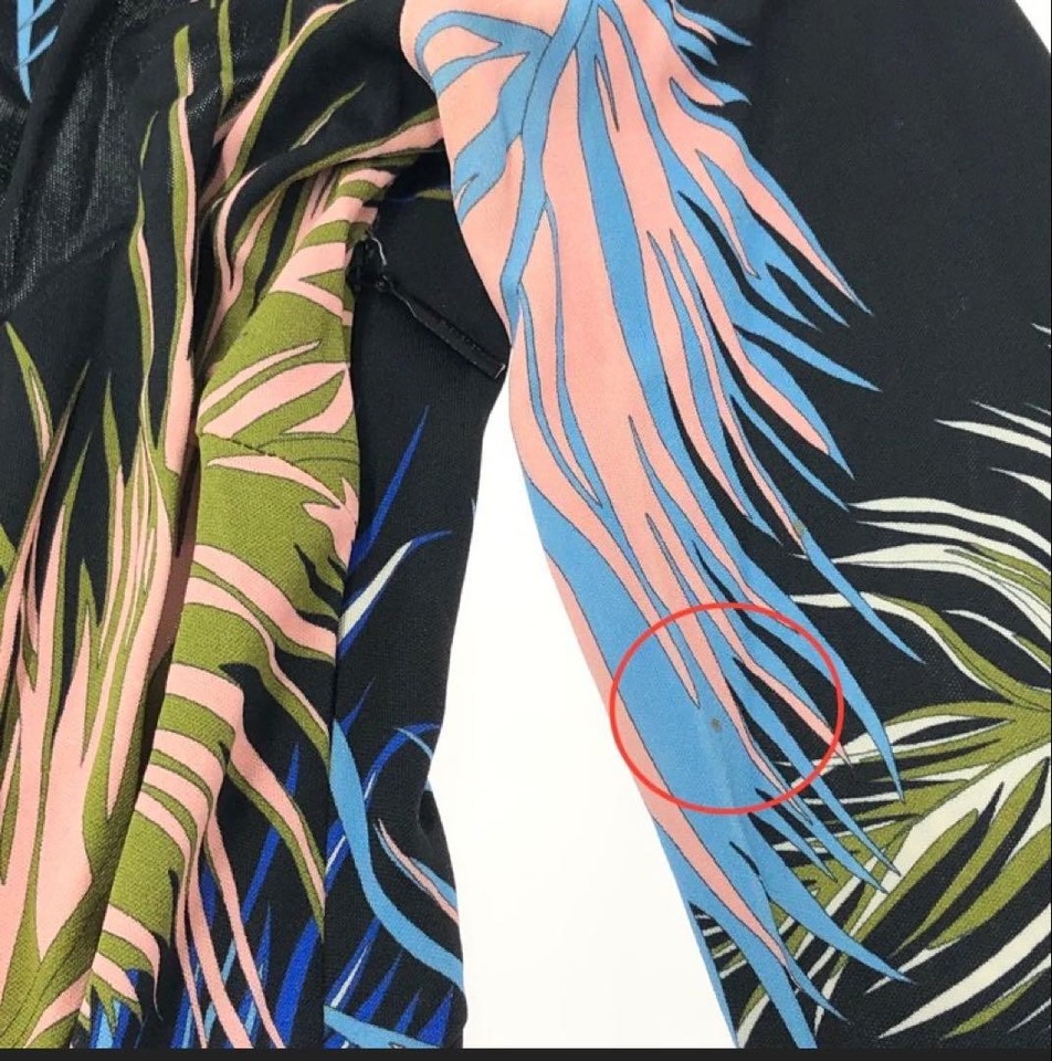 Emilio Pucci Floral Print Wrap Dress Multicolor Rayon Silk Long Sleeve ...