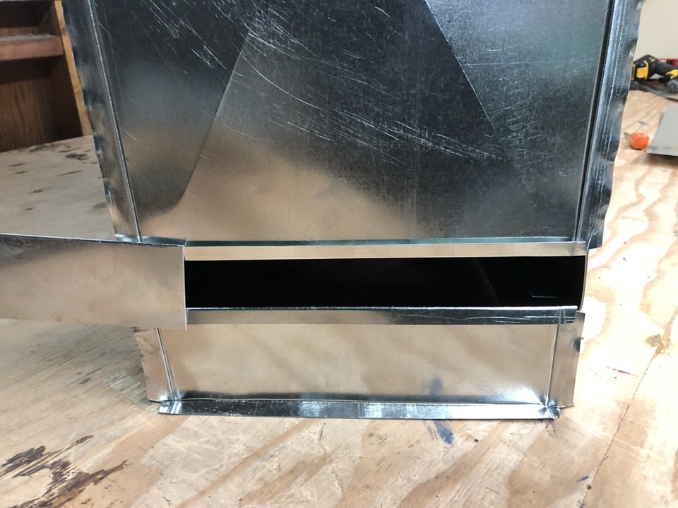 14 X 24 X 24 W/4” Filter Rack Return Air Duct Plenum-26 Gauge, HVAC ...