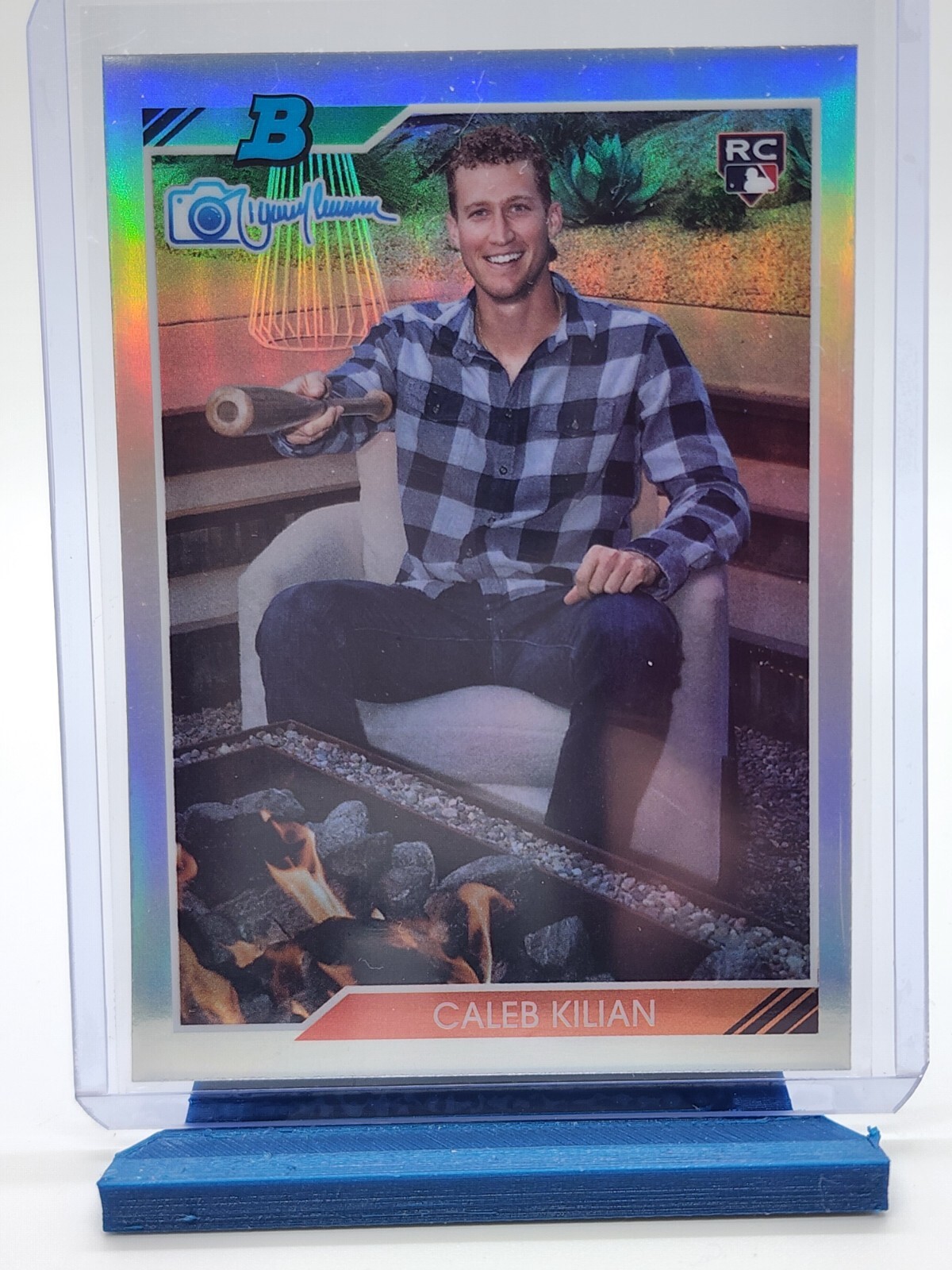 2023 Bowman's Best Caleb Kilian 1992 Bowman by Randy Johnson SP RC ...