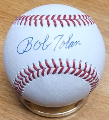 Autographed BOBBY TOLAN Official Major League Baseball w/COA | eBay