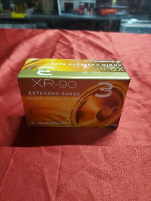 Radio Shack XR-90 Extended Range 90 Minutes Tape Cassettes New 3-pack ...