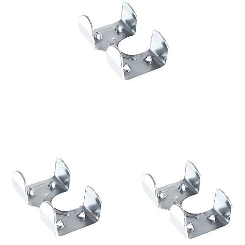 Heavy Duty Zinc Plated Double Rope Clamps Fits 3/8-inch 1/2-inch 5/8 ...