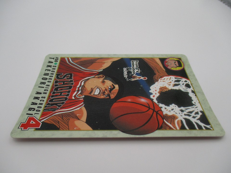 Takenori Akagi DUNK #56 SLAM DUNK Card animation BNADAI 1994 Carddas ...