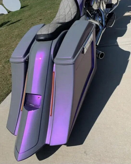 Harley Complete Bagger Touring Kit saddlebags fender tank side cover ...