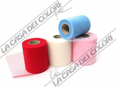 TULLE BETA - H 10 cm - 6 m - VARI COLORI | eBay