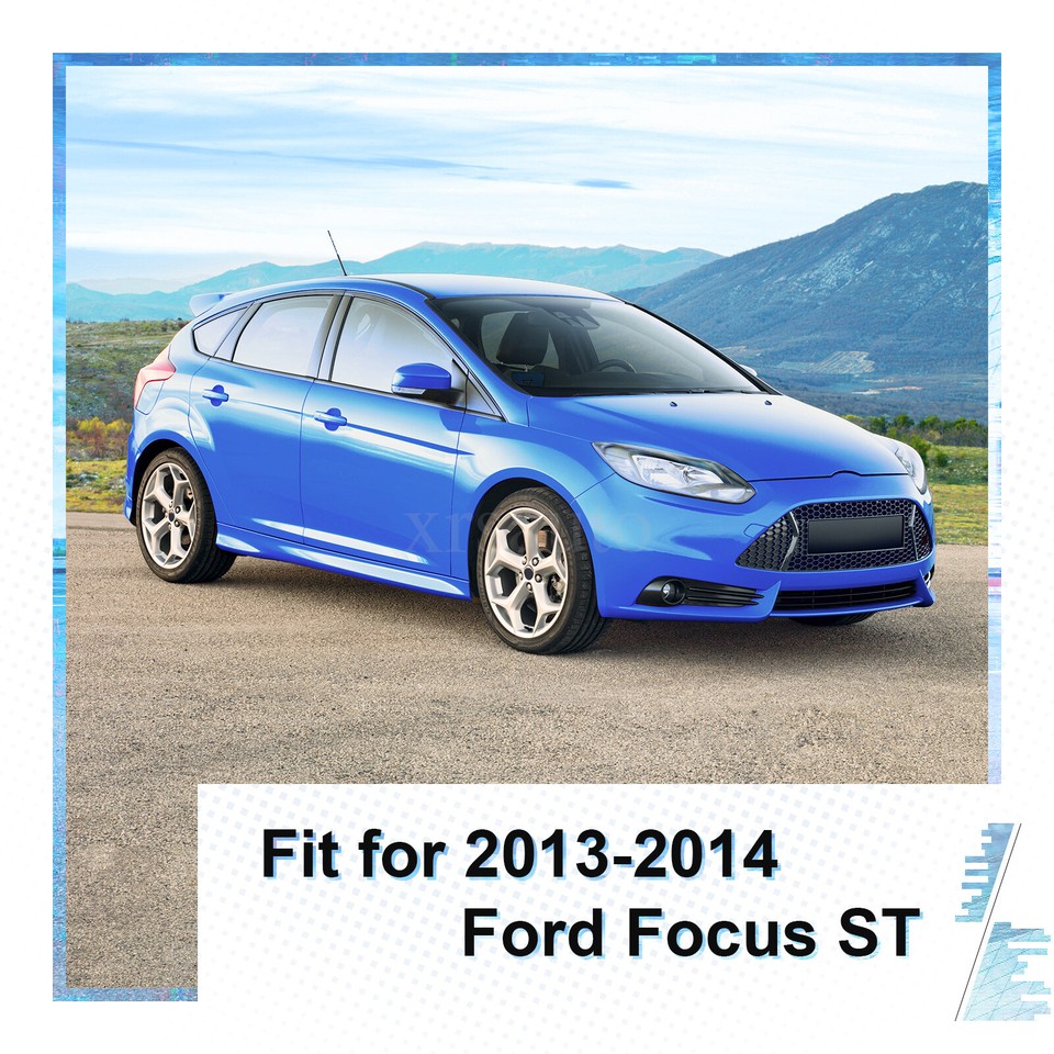 Complete Front Bumper Cover Grille Grill Fog Lights For 2013 2014 Ford ...