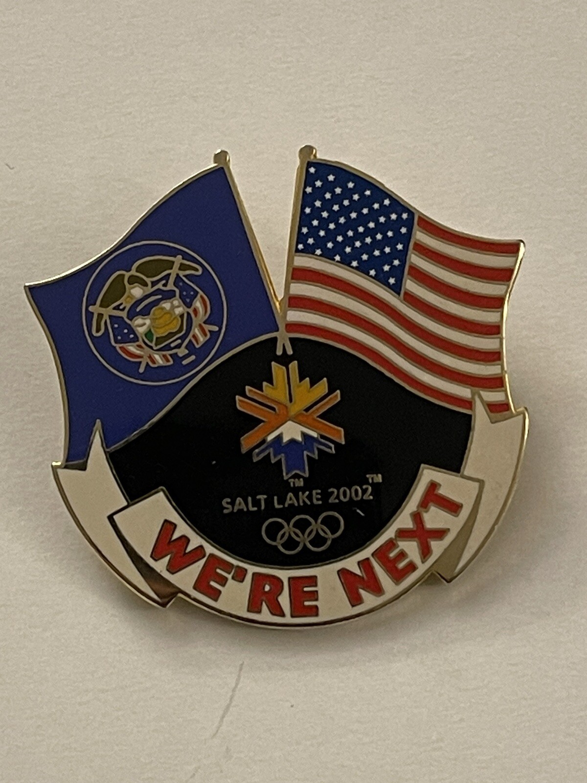 2002 Salt Lake City Olympics We’re Next Flags USA Pin PB37J | eBay