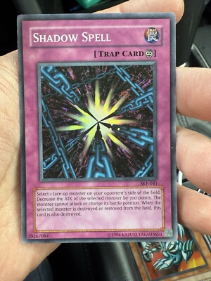 SHADOW SPELL TRAP CARD RARE 1996 YUGIOH SKE-041 CARD mel50 | eBay