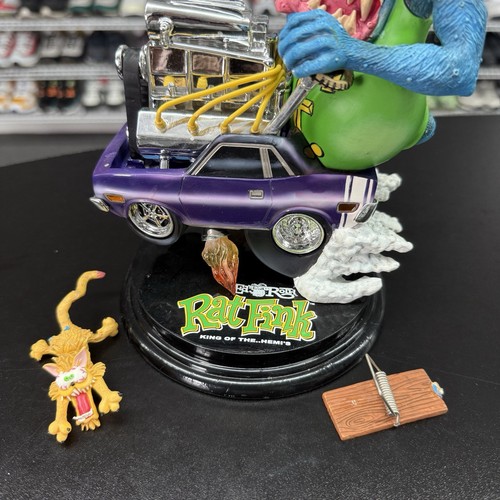 The Danbury Mint Ed Roth "Rat Fink" King of the...Hemi's! Figurine 1:24 ...