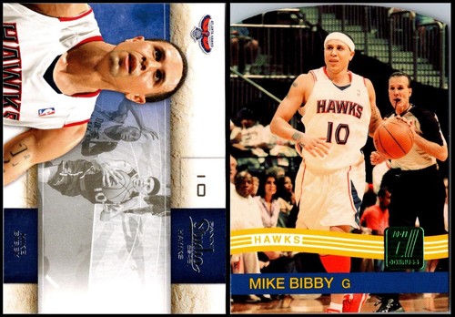 Mike Bibby Atlanta Hawks (2) Card Lot - Last Call – Scoop It Up Before ...