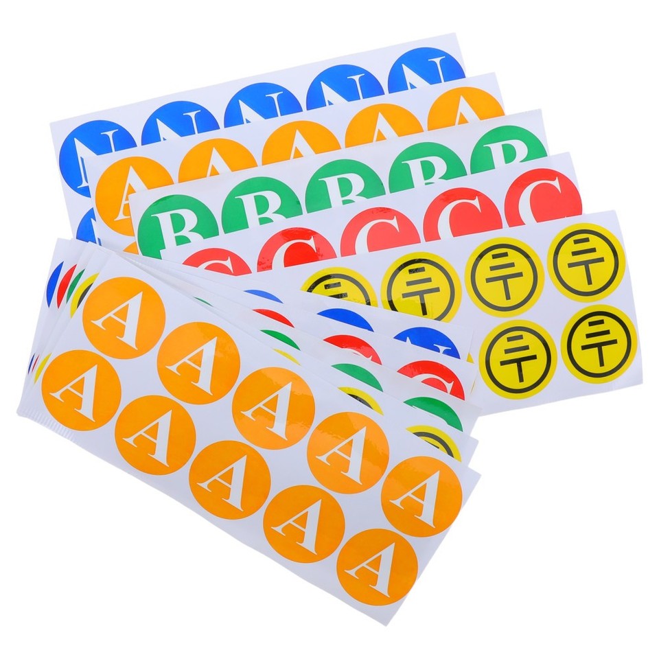 100 Pcs Distribution Box Identification Sticker Electrical Earth Labels ...