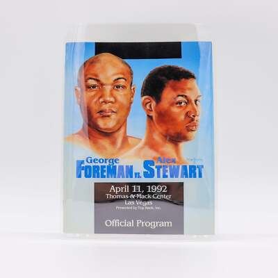 George Foreman Boxing Program, Near Mint | eBay