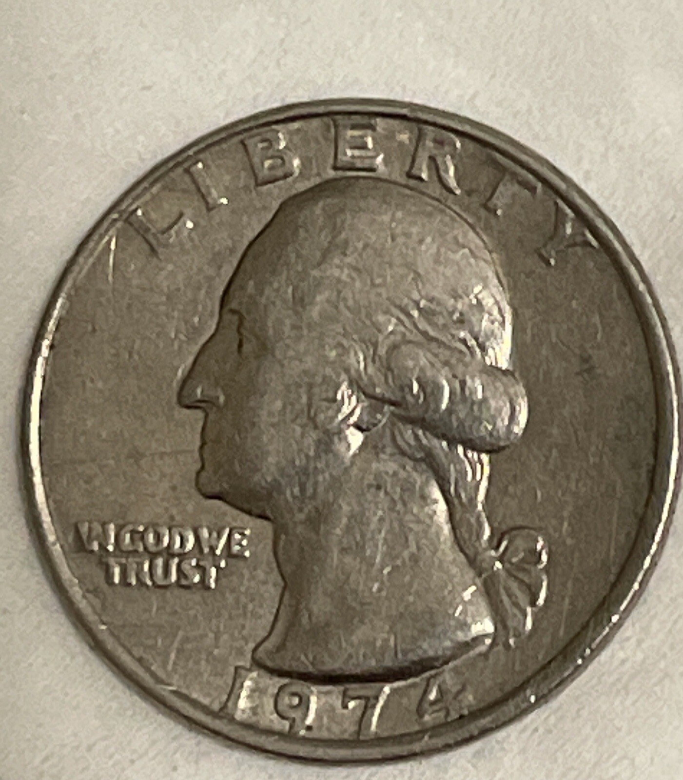 1974 D Quarter Dollar Coin, Rim Error, Lettering, DDO, DDR | eBay