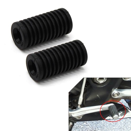 2 x Gear Shifter Lever Shift Pedal Kick Foot Pegs Cover Pad Rubber ...