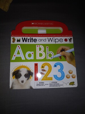 Scholastic Early Learners Write and Wipe ABC 123 Scholastic 2015 (no ...