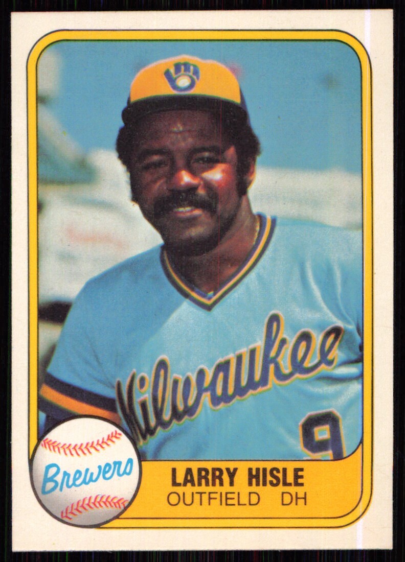 1981 Fleer Larry Hisle Milwaukee Brewers #509 | eBay