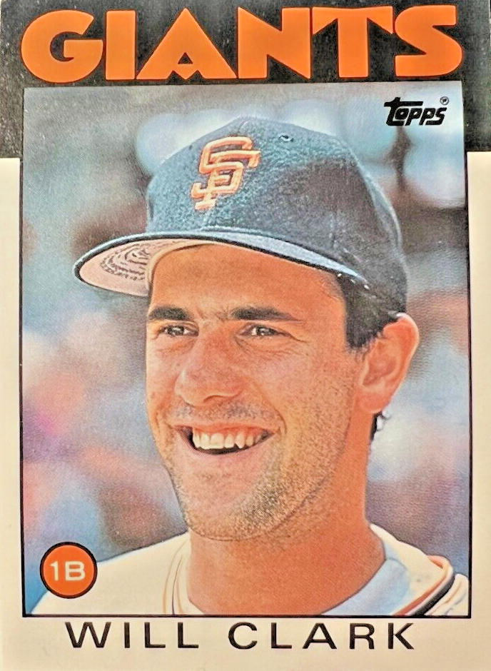 1986 Topps Traded #T24 Will Clark SF Gaints Rookie Card | eBay
