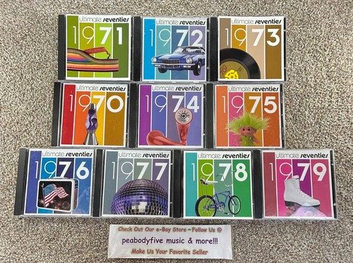 Lot Of 10 TIME LIFE ULTIMATE SEVENTIES CDS 70's - 1970 - 1979 Various ...