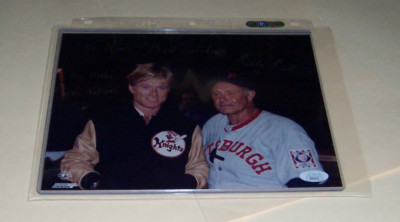 JSA signed SIBBY SISTI AUTOGRAPHED GREAT PHOTO ! THE NATURAL ROBERT ...