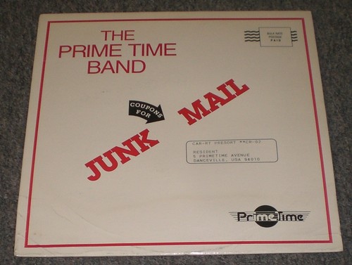 Junk Mail The Prime Time Band~RARE Private 1987 Funk Dance 12" Single ...
