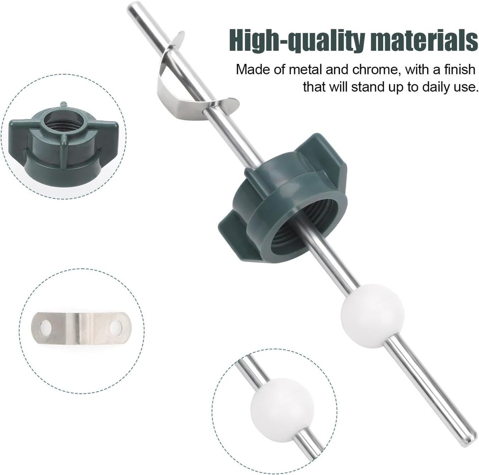 Lavatory Pop Up Center Piece Assembly, Sink Ball/Pivot Rod Replacement ...