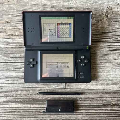 Nintendo DS Lite Crimson Handheld System - Red/Black Nintendo Ds Bundle ...
