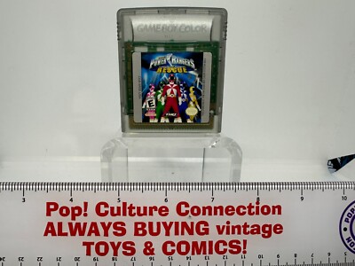 2000 Nintendo Game Boy Color Power Rangers Lightspeed Rescue Game Inv ...