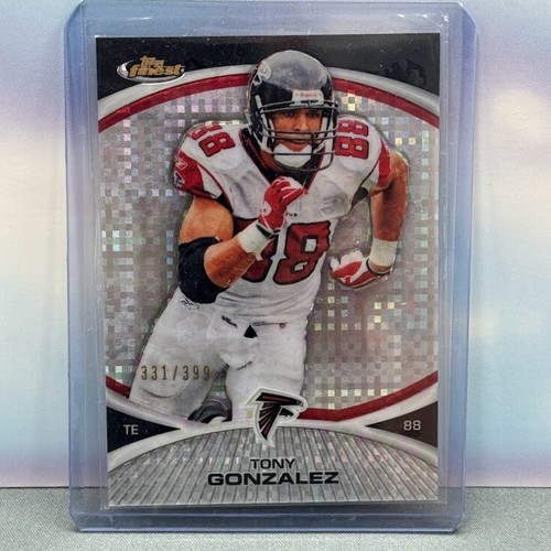 2010 Topps Finest Tony Gonzalez Xfractor /399 #69 HOF | eBay