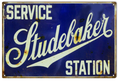 Vintage Style Metal Sign Studebaker Service Station 16x24. | eBay