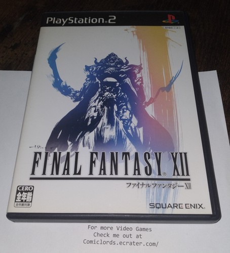 Final Fantasy XII (Sony PlayStation 2, 2006) PS2 Japan Import NTSC-J ...