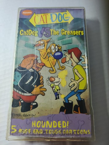 Cat Dog VS The Greasers VHS Movie 1999 Nickelodeon Paramount CatDog | eBay