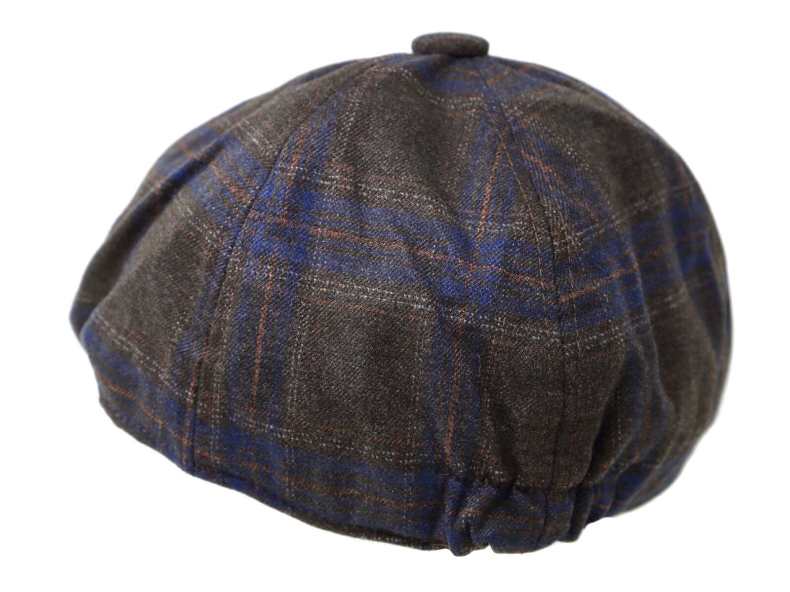 Men's Classic Cotton Blend Plaid Newsboy Applejack Cap Style, Quality ...