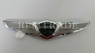 Wing Logo Rear Trunk Emblem Badge For 2017+ Hyundai Genesis Sedan G90 ...