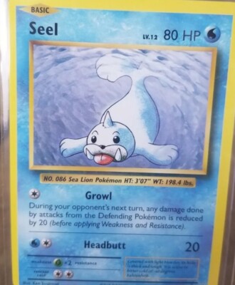 Pokemon Card - Seel 28/108 XY Evolutions Pokemon TCG Card NM - US ...