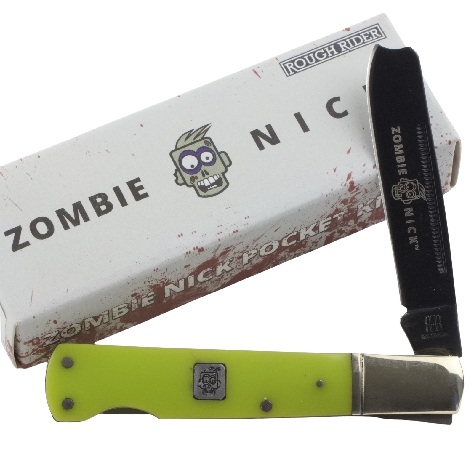 Rough Rider Zombie Nick Razor Lockback Folding Pocket Knife RR1451 ...