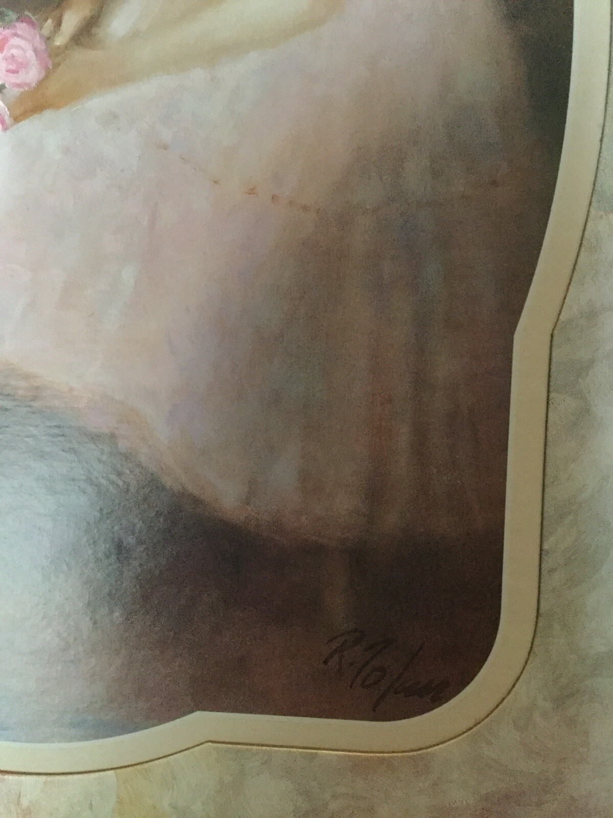 R. Tolan Framed Ballerina Print Vintage 18''x 24'' Matted Beautifully ...