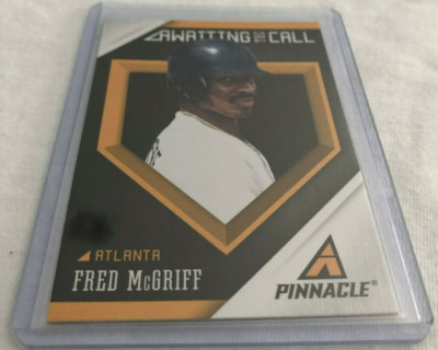 2013 Panini Pinnacle Baseball Fred McGriff Atlanta Braves Awaiting The ...