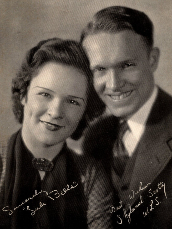 Vintage Photo Old Antique Lulu Belle & Skyland Scotty Country Music ...