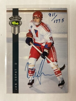 1992 Classic 4-Sport AUTOGRAPH Jan Vopat | eBay