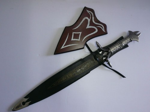 S0154 KIT RAE ANATHROS DAGGER OF THE EARTH SWORD KNIFE W/ PLAQUE ...