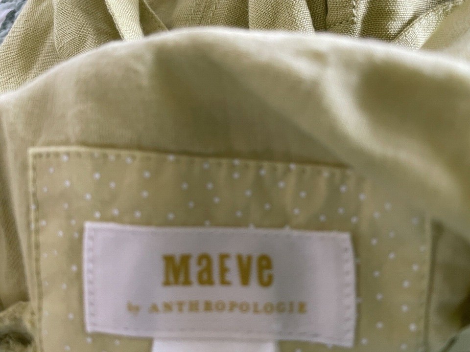 New ANTHROPOLOGIE MAEVE Sizes M and L -Linen Mini Sundress (3 colors ...