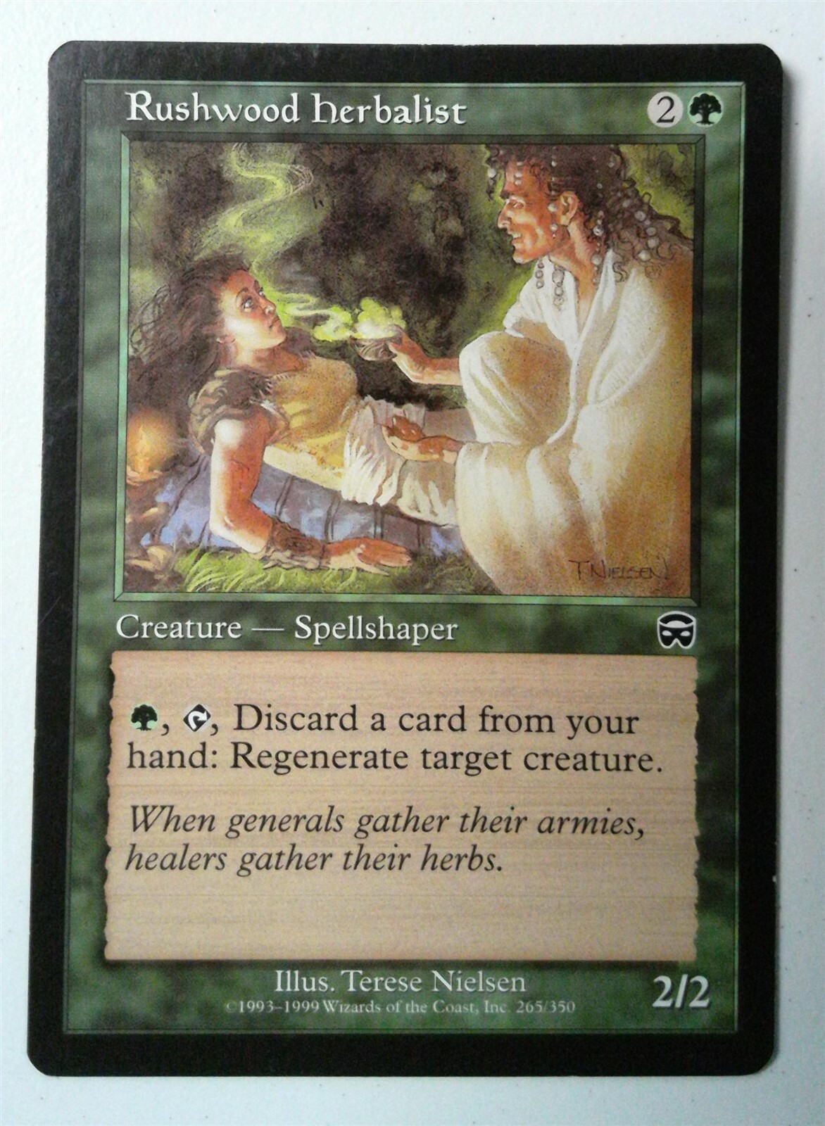 Rushwood Herbalist *Common* Magic MtG x1 Mercadian Masques MP | eBay