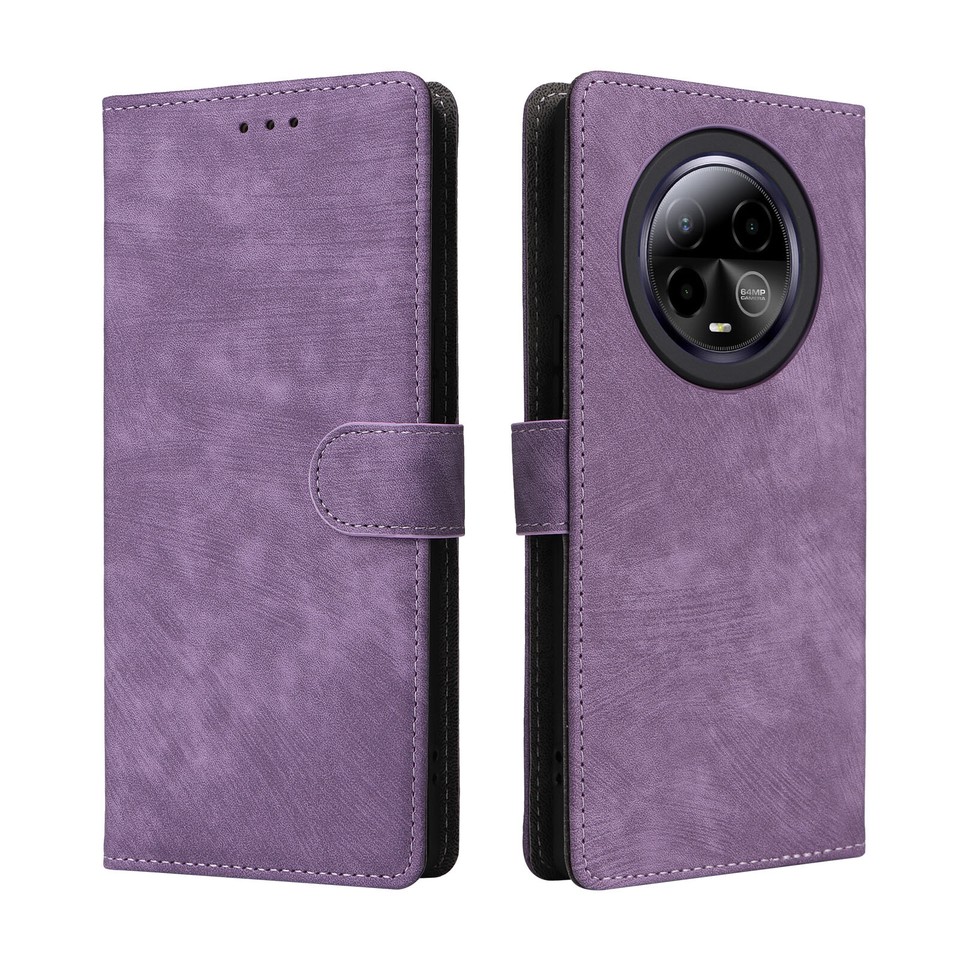 For BLU Bold K50, Luxury Matte Flip Leather Wallet Matte Card Case Full ...